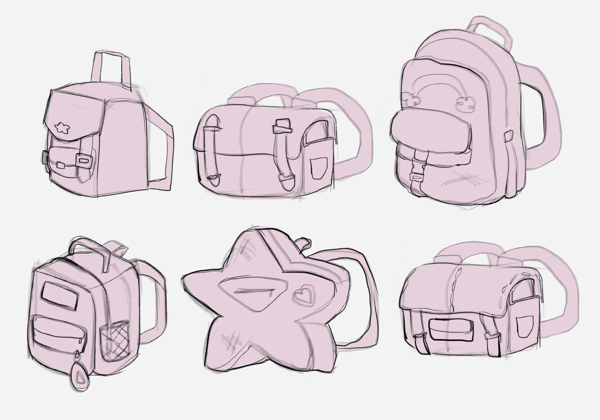 ArtStation - Wishes - Backpack Concepts