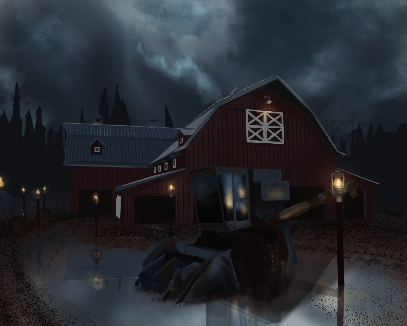 ArtStation - Inktober 2022 inktober - Day 31 farm