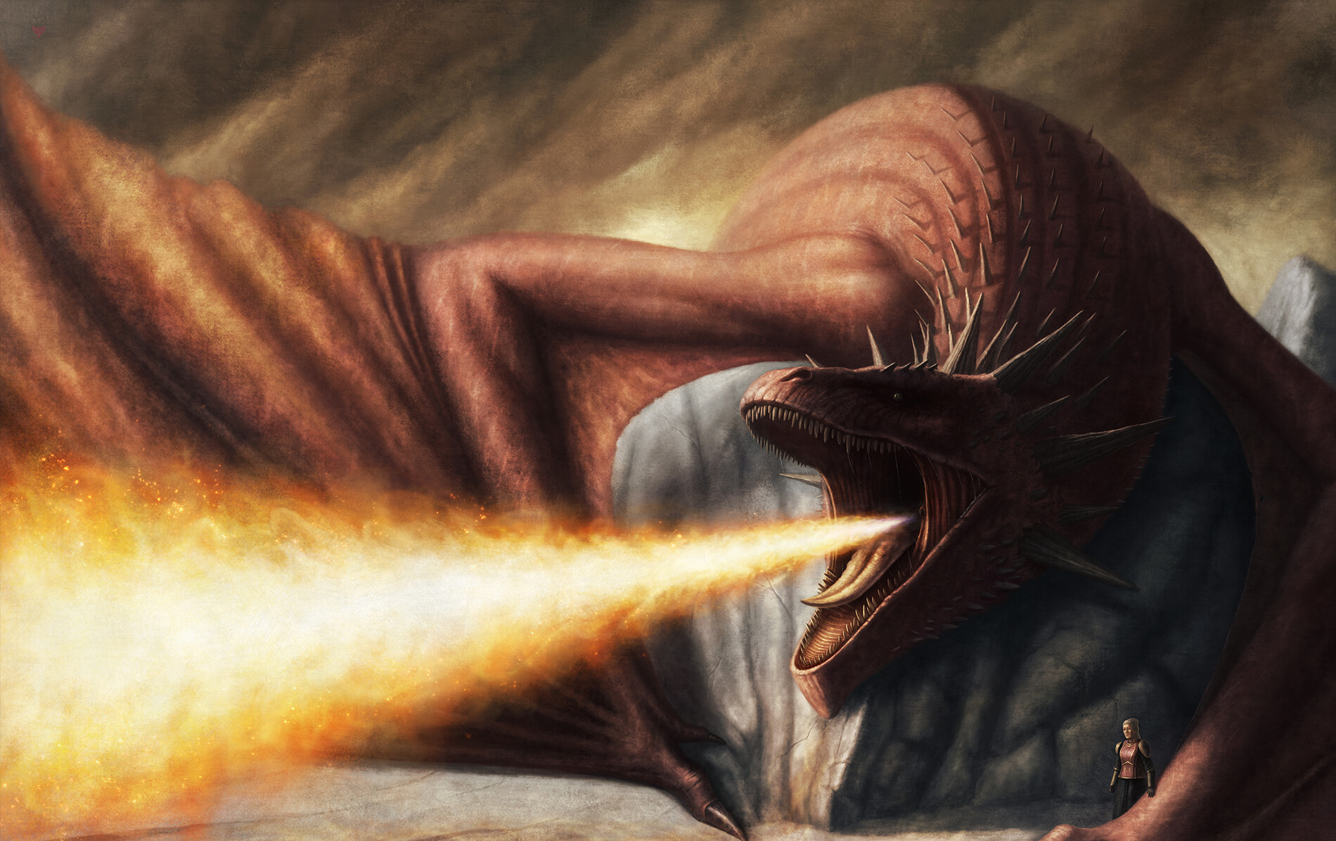 ArtStation - Rhaenys Targaryen & Meleys