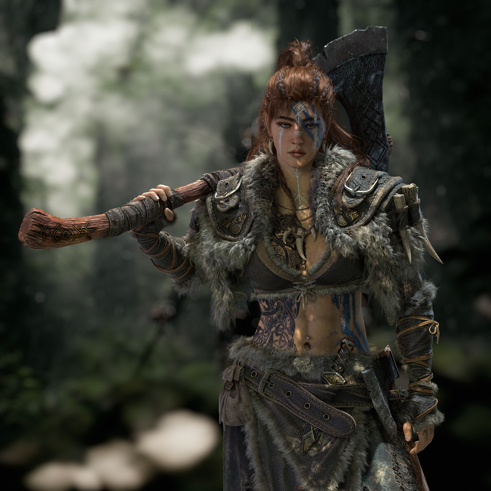 hansol lee - Female barbarian