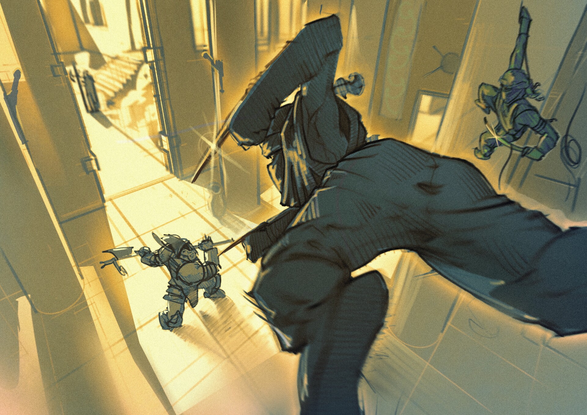 ArtStation - Action scene from imagination!