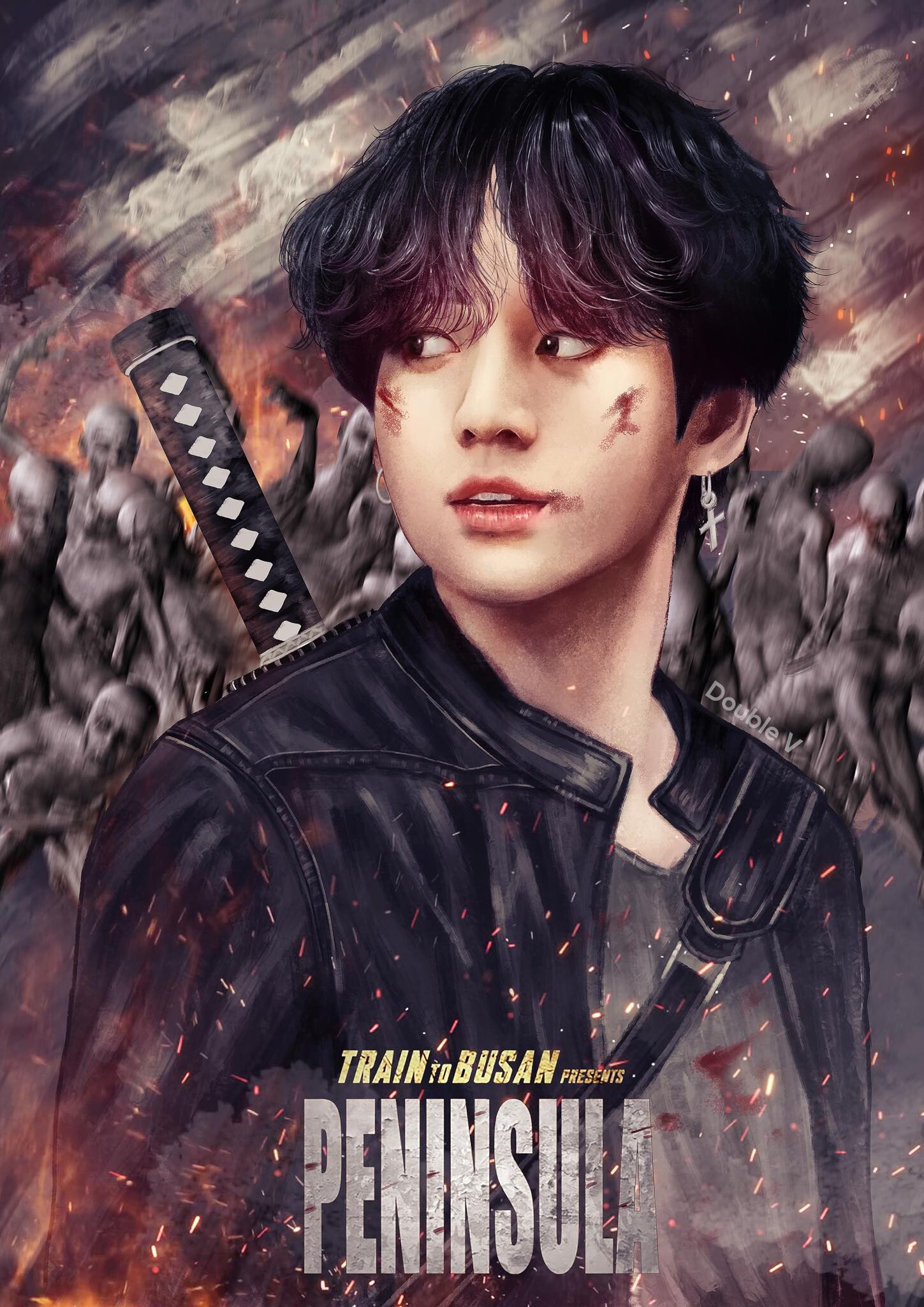 Double V - BTS Jungkook