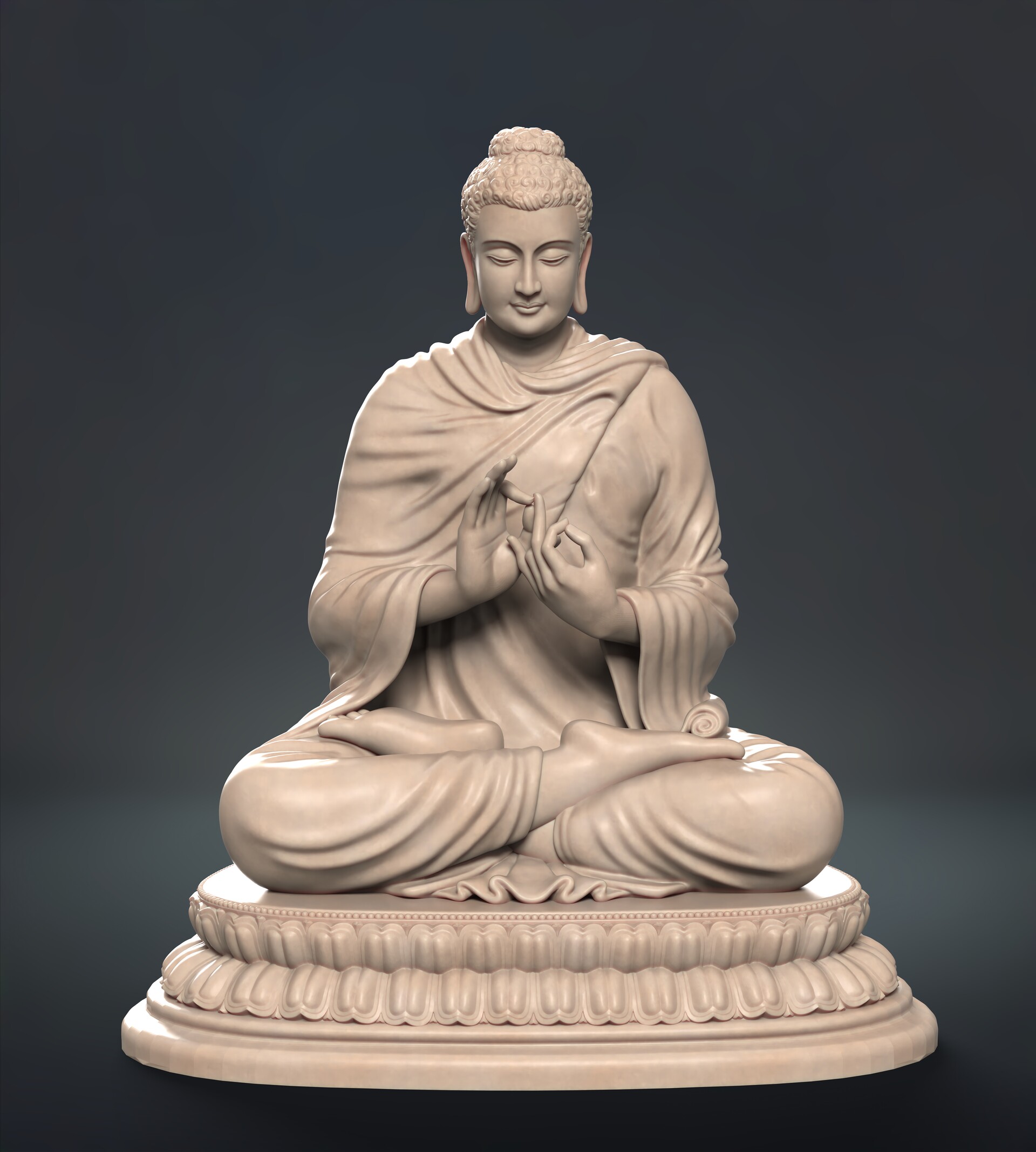 ArtStation - Buddha Sculptural Designs ( Four Mudras)