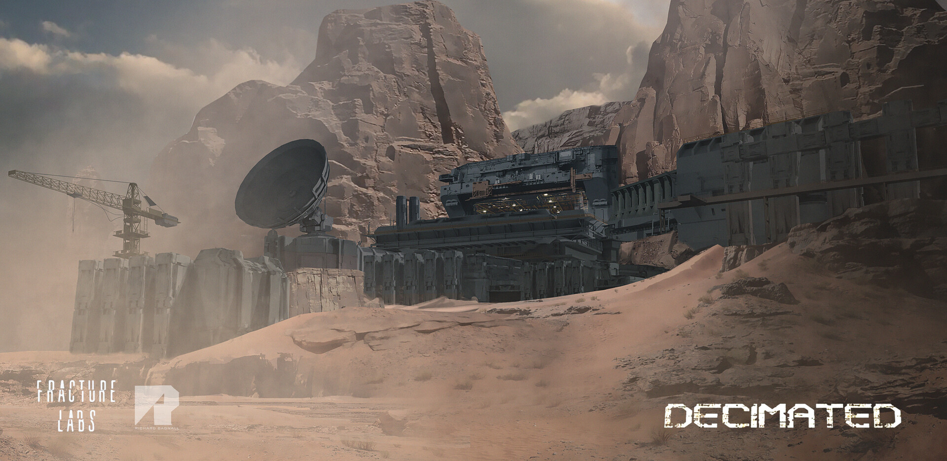 Richard Bagnall - Decimated: Environment concept art moods