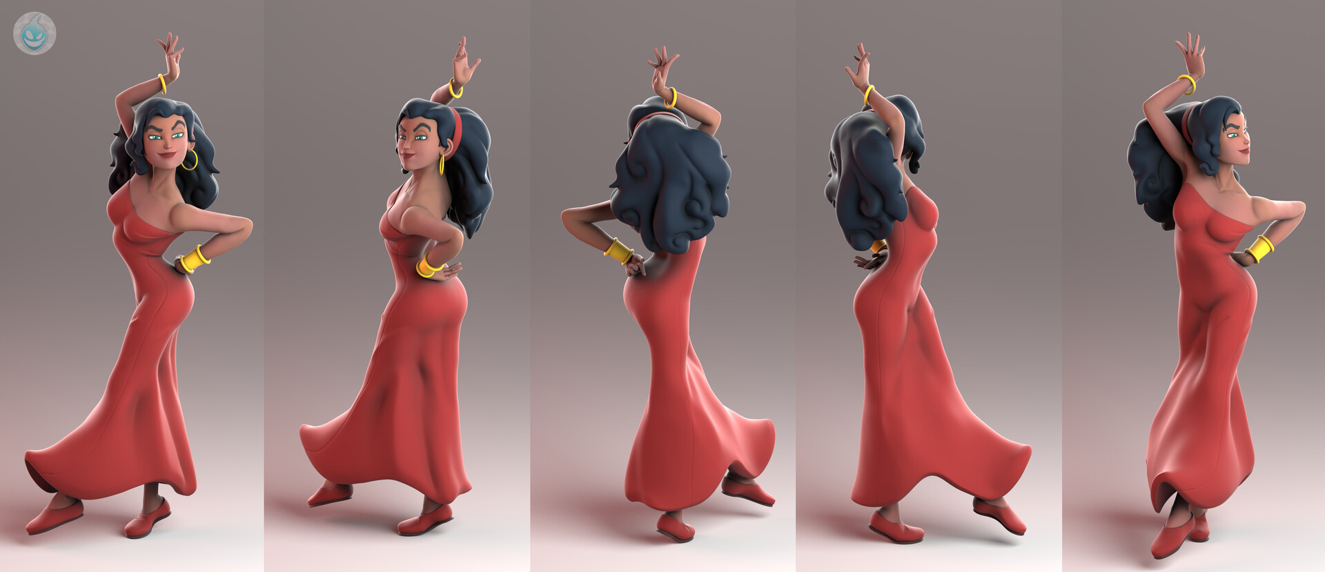 Nathaniel Silva - Esmeralda 3D Sculpt