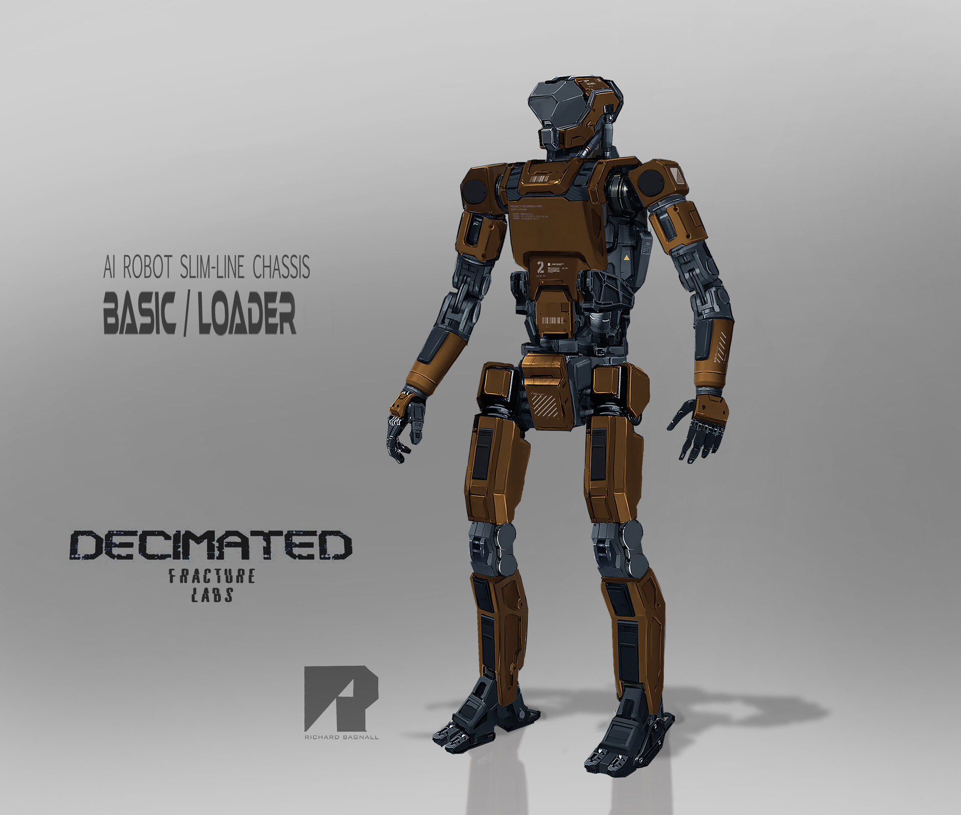 Richard Bagnall - ROBOTS! Decimated Character Concept Design