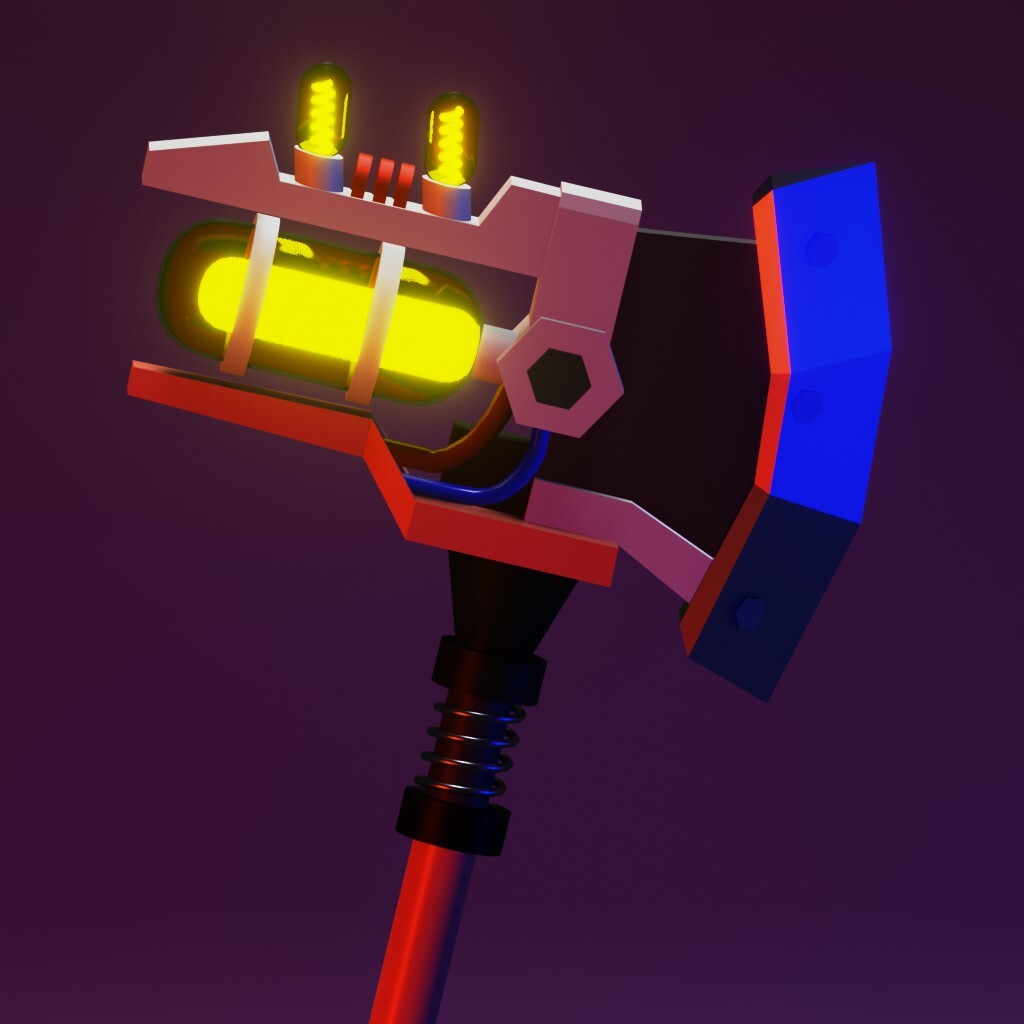 ArtStation - CyberPunk Axe