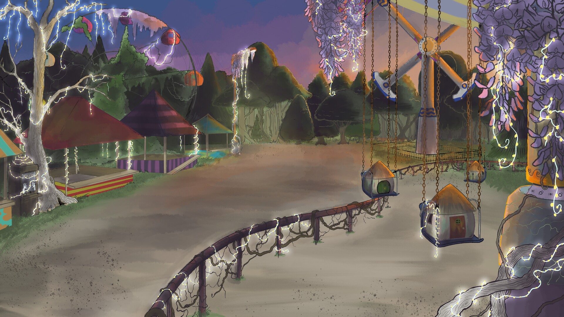 ArtStation - Fairy Park Environment - Concept Art