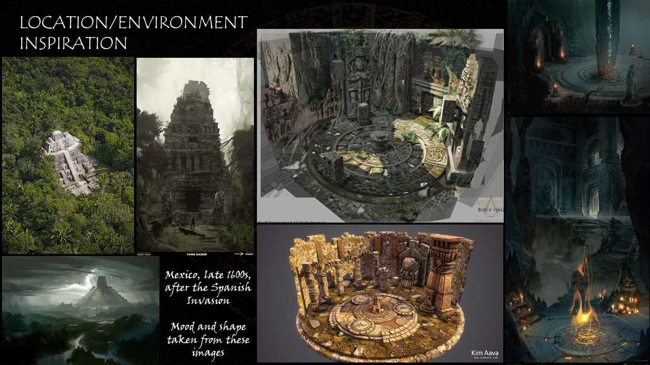 Klaudia Jeziorczak - The Mayan Curse - Aztec Diorama 3D Game Environment