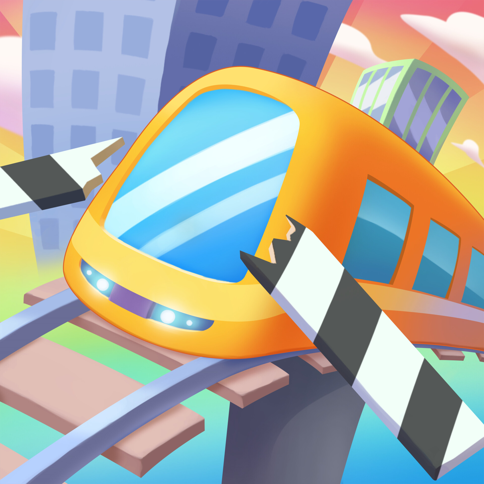 ArtStation - Train Run Icon