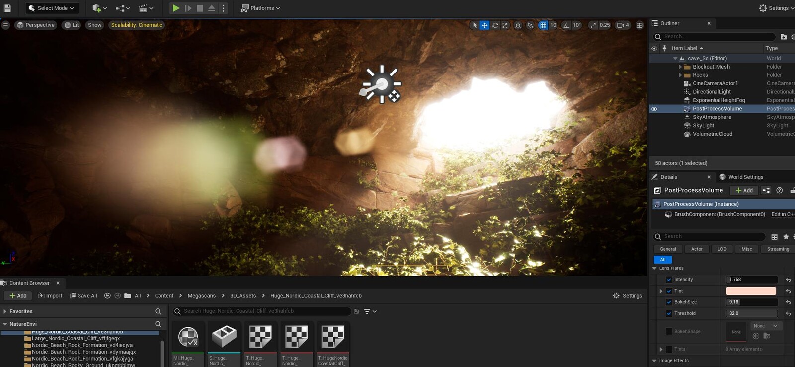 Leon Saladin - UE5 Cave Scene