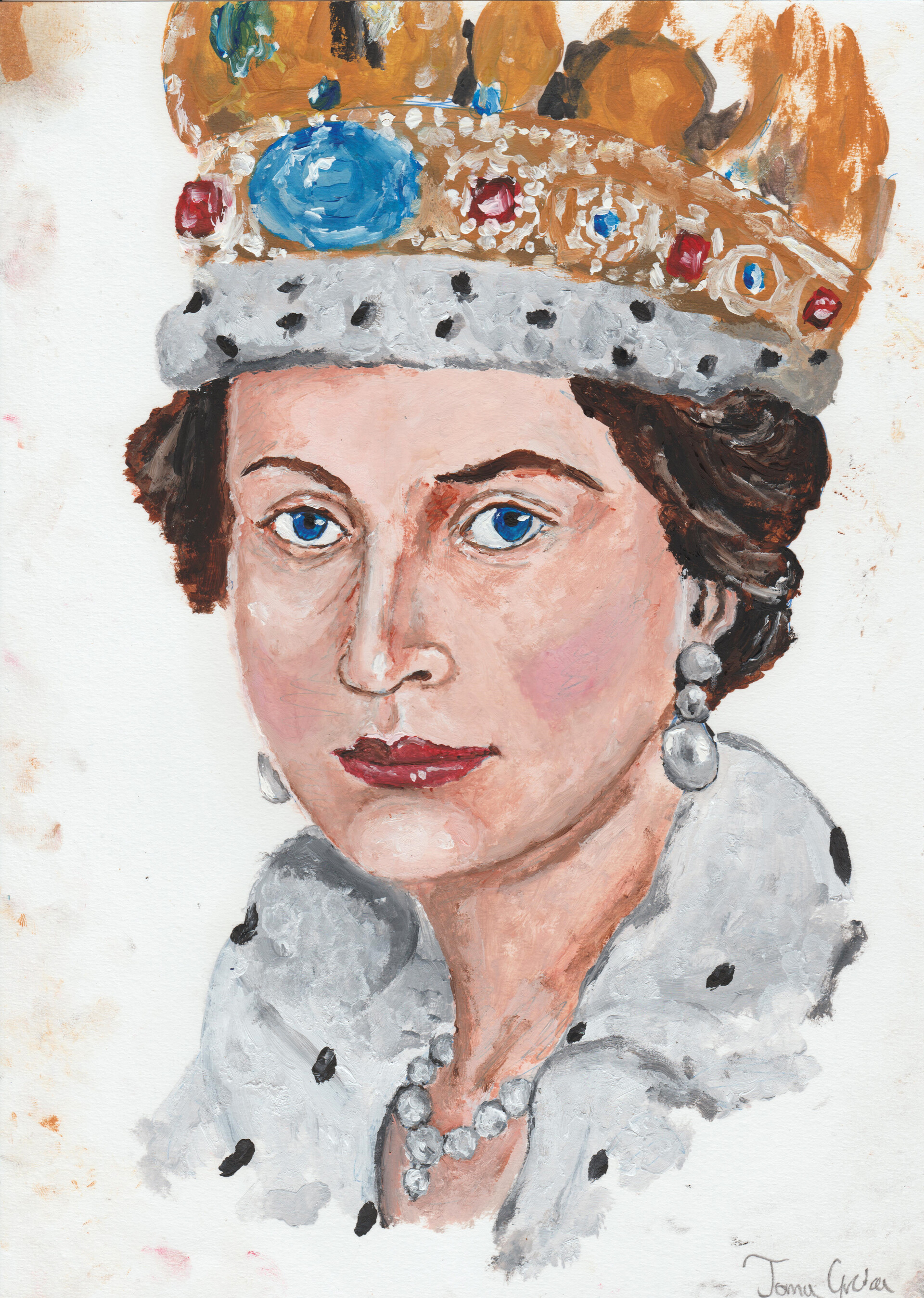 ArtStation - Queen Elizabeth II