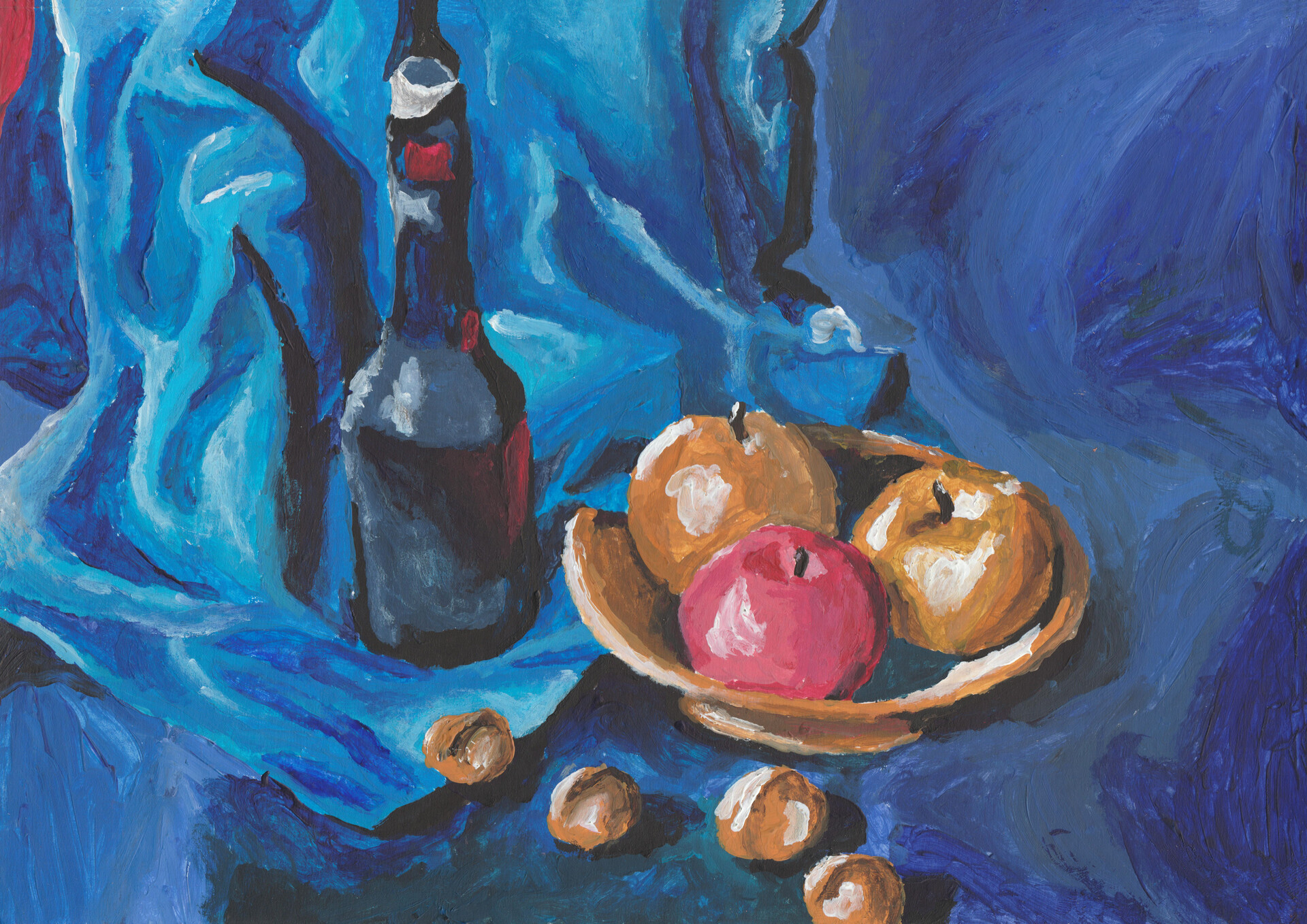 ArtStation - Still Life on Blue