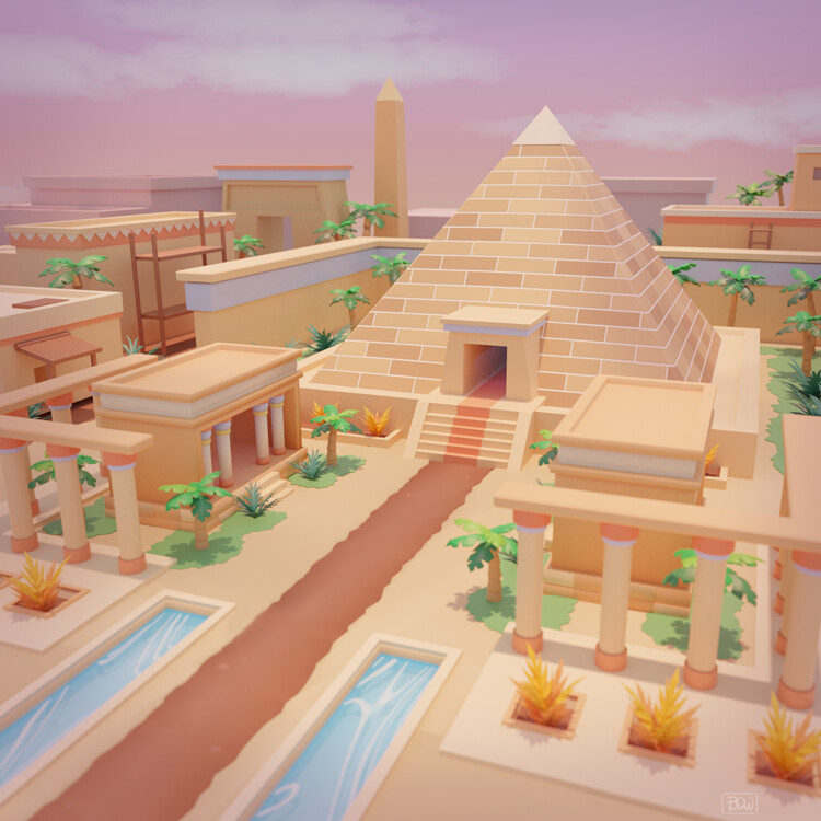 ArtStation - Tiny Pyramid
