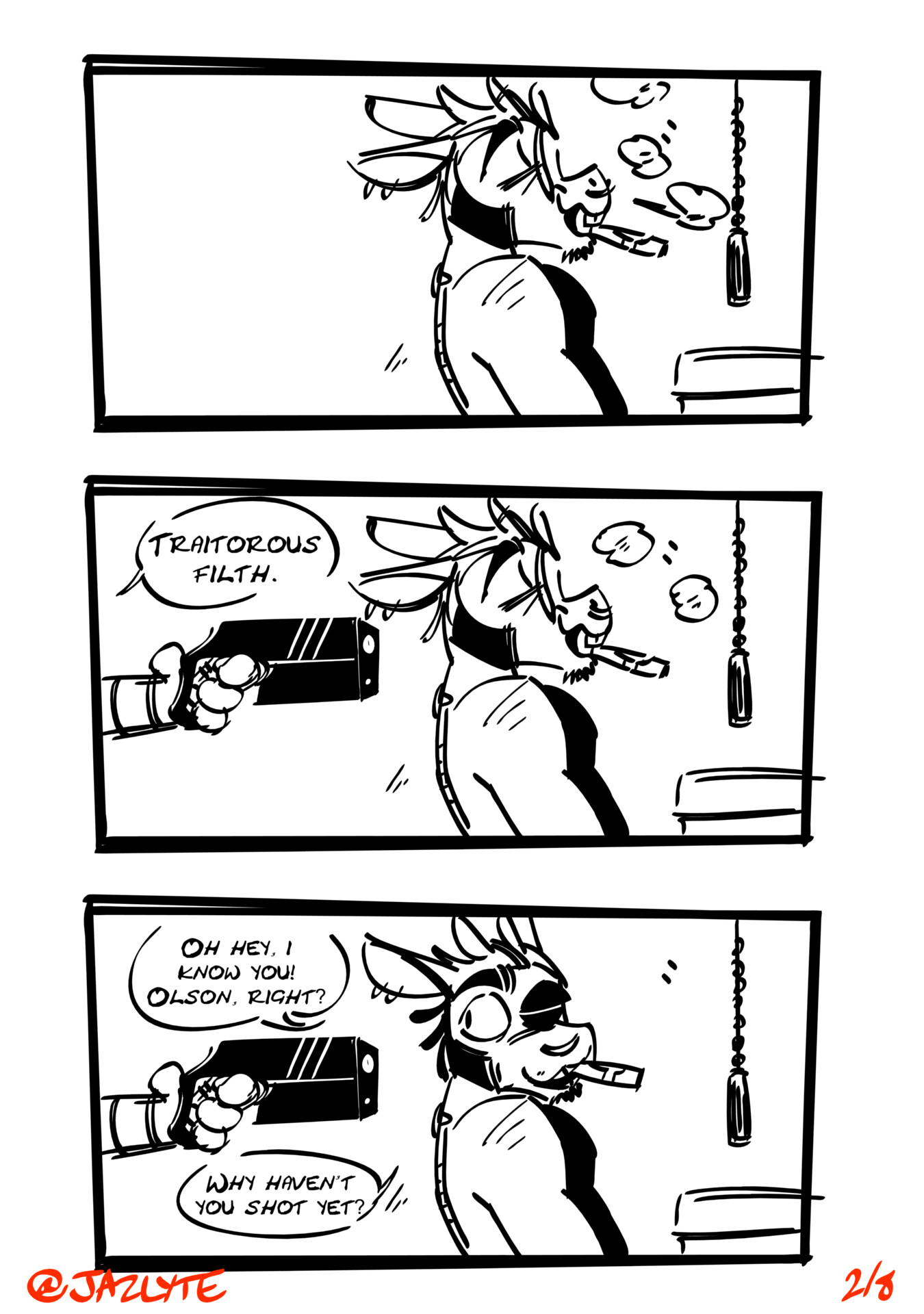 Kalen "JazLyte" Whitfield - Punk Ass Pirate Donkey | Pilot Comic (21 pages)