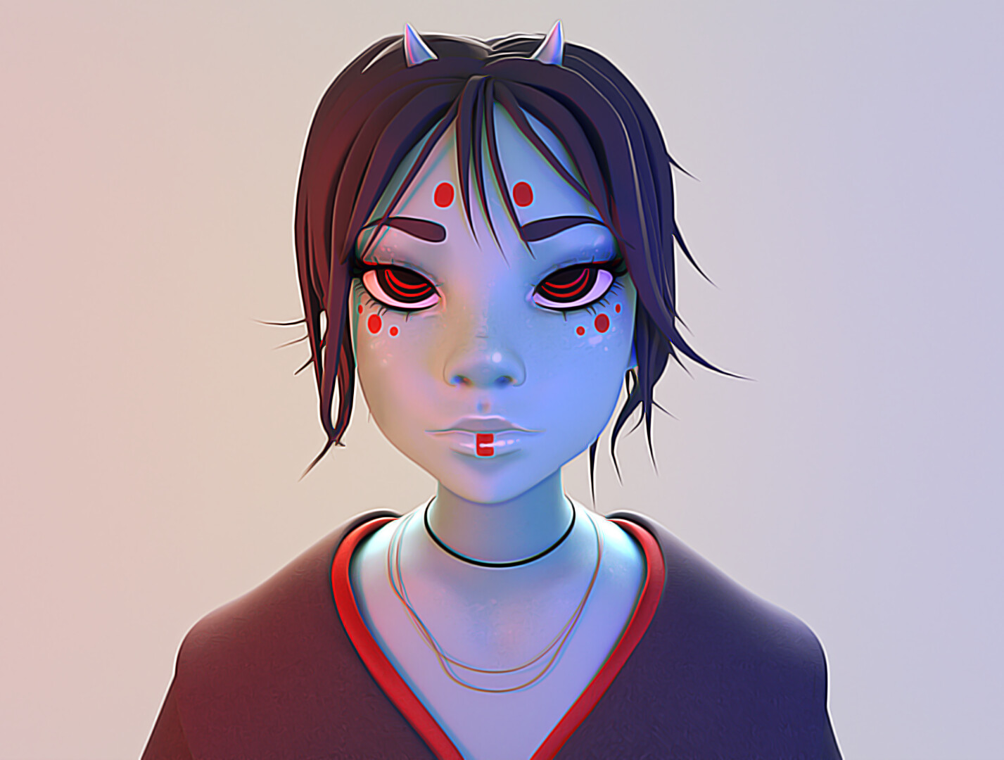 ArtStation - Blue Girl