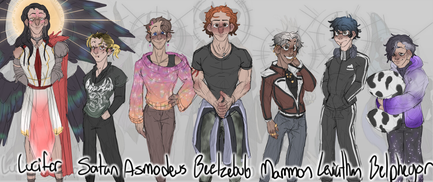 Vanhalla - Un redesign des personnages de "Shall We Date? Obey Me!"