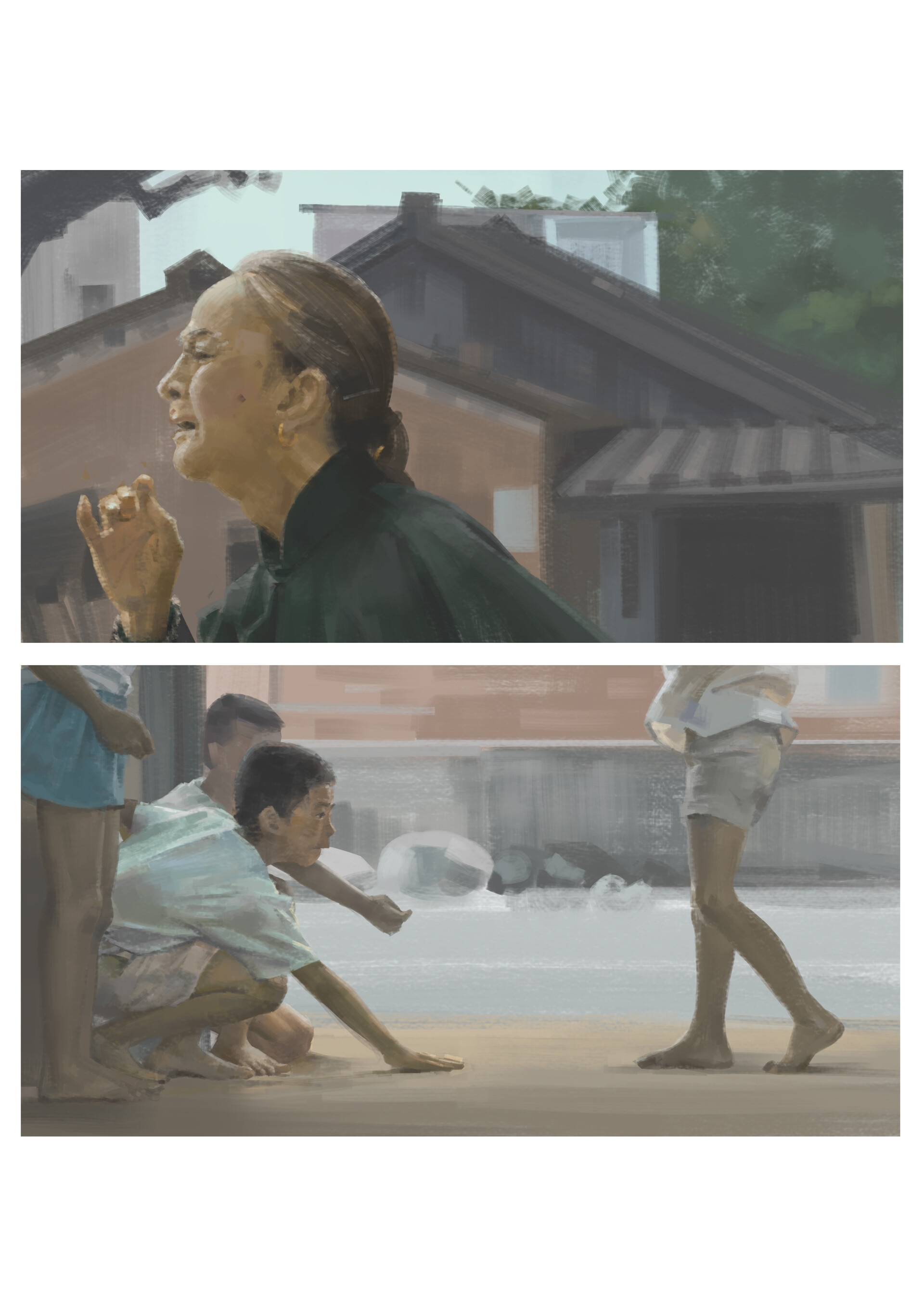 ArtStation - 【Keyframe Practice】童年往事 2019