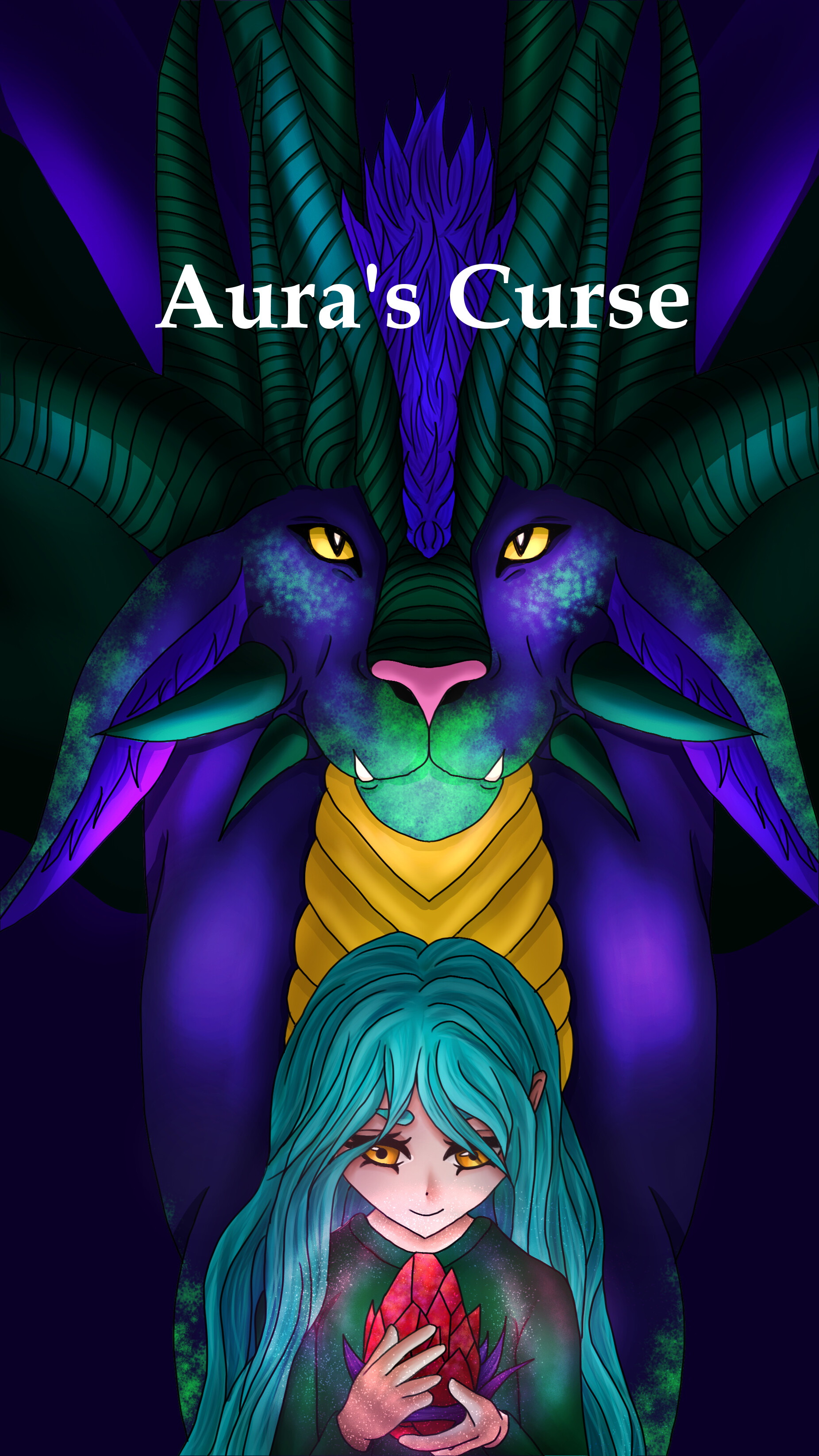 ArtStation - Aura's Curse Webcomic Cover Art
