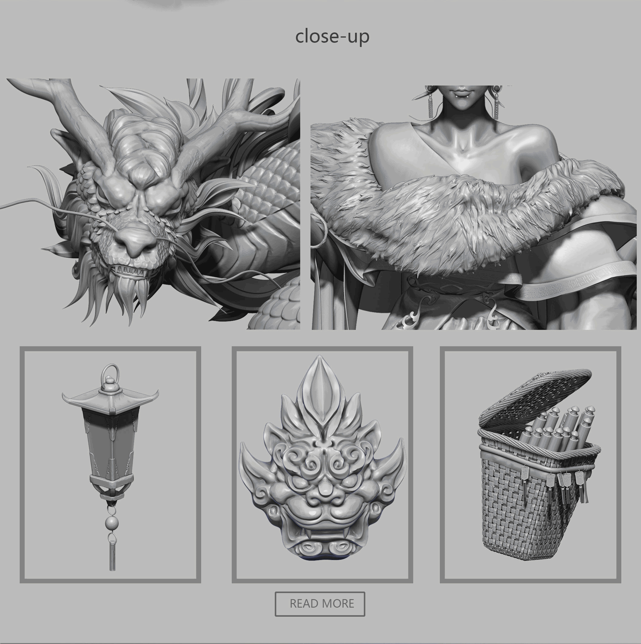 巧课力 CGmomo - 【学生作品】樊睿 --《御龙》