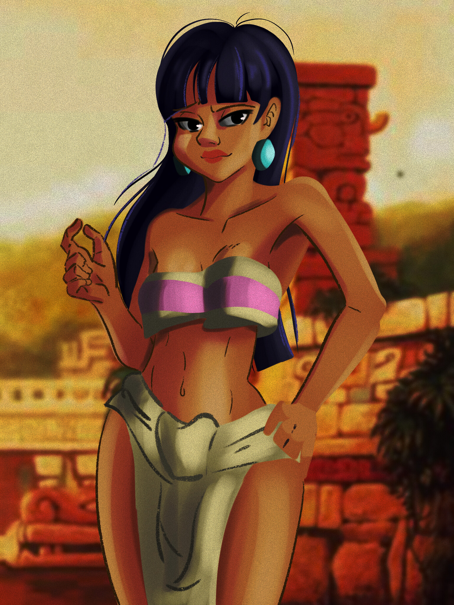 ArtStation - Chel From Road To El Dorado