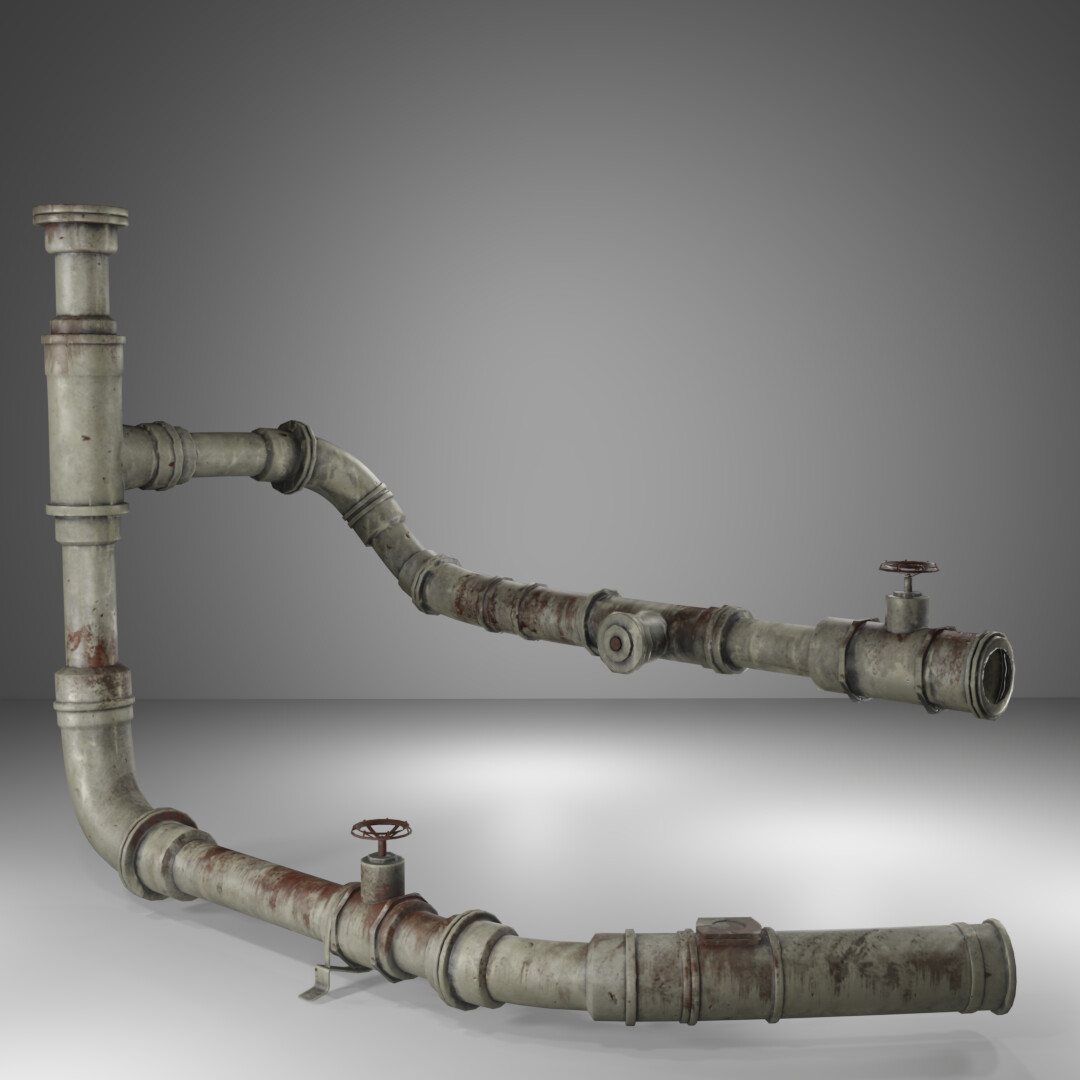 ArtStation - Pipes 3D model