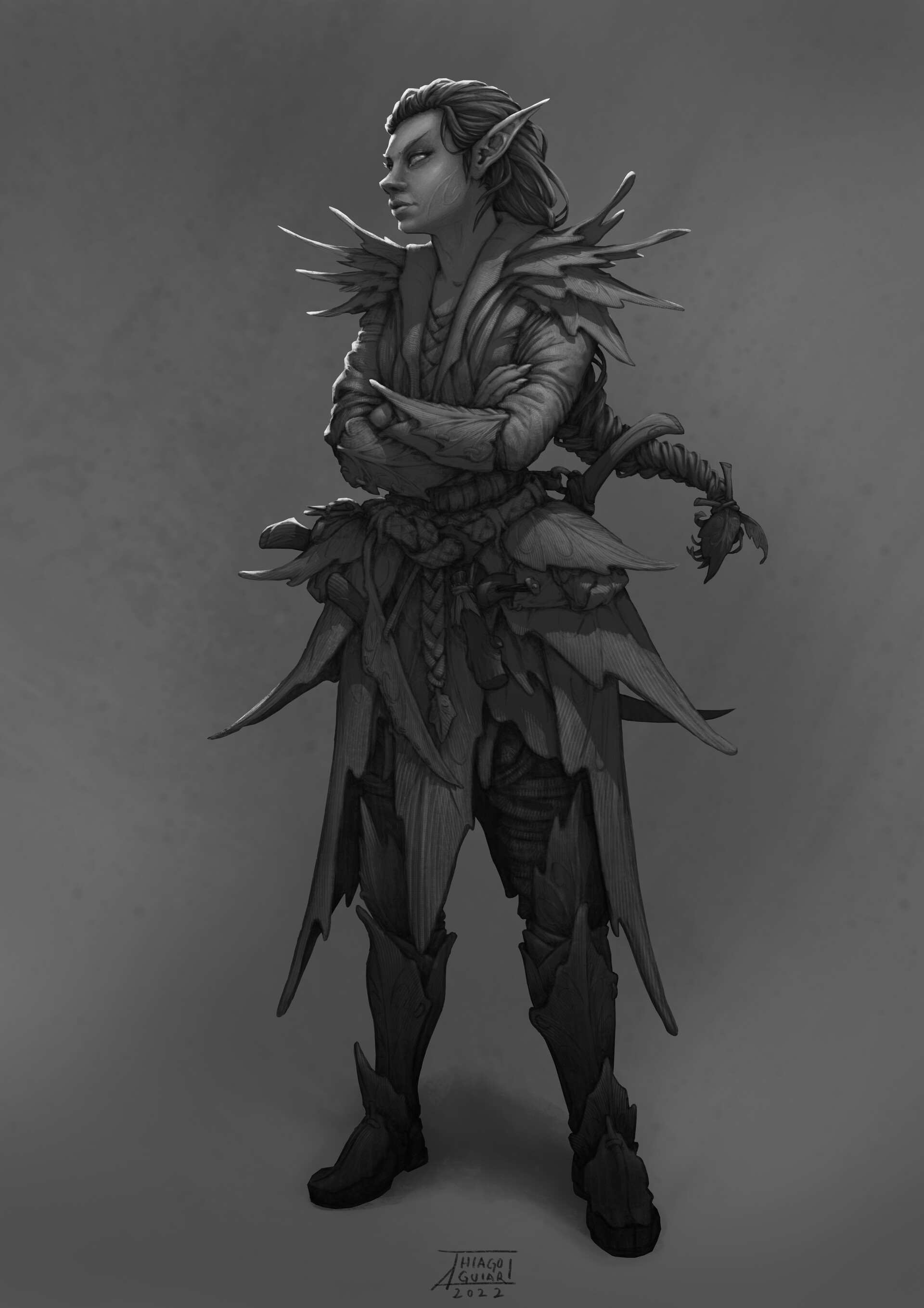ArtStation - Yfh'nair - (and your leaf armor)