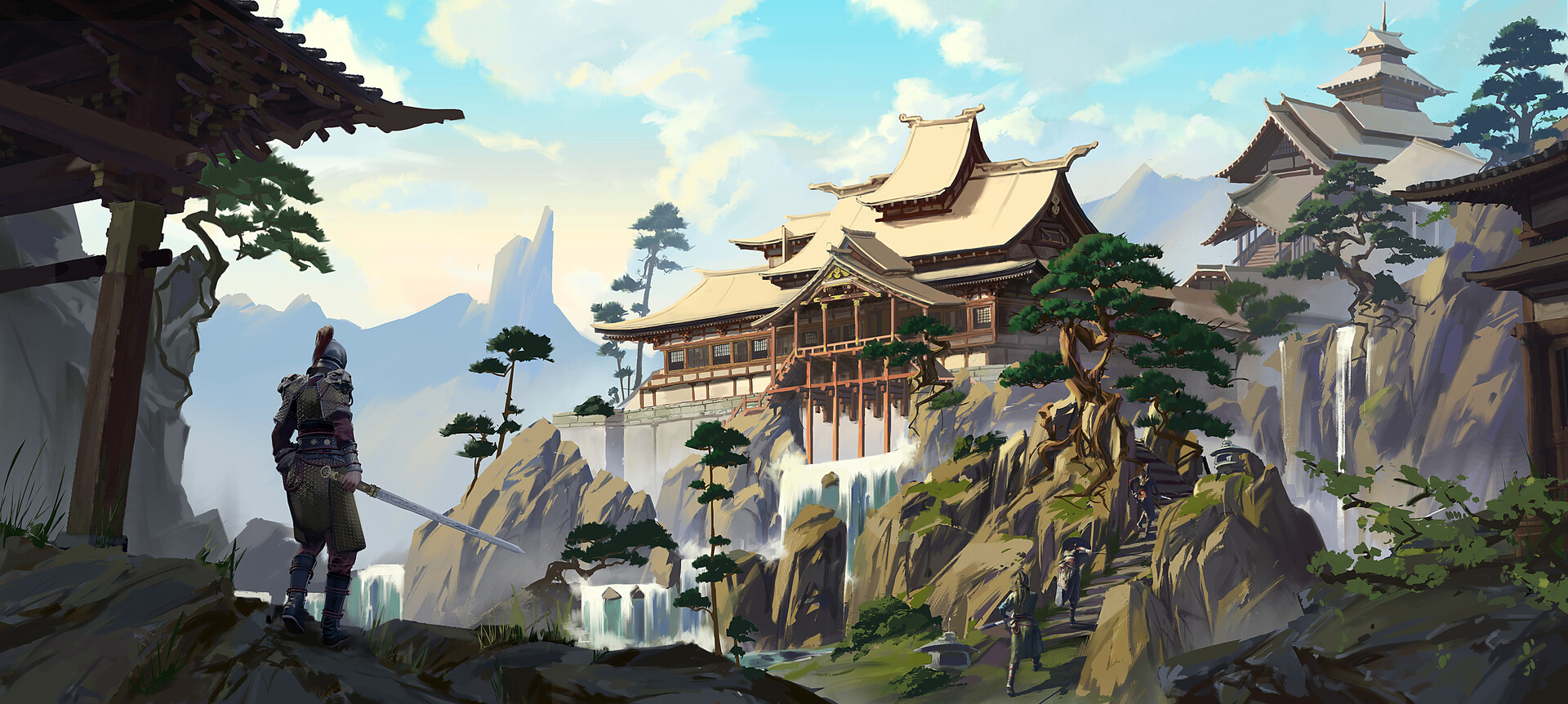 ArtStation - Attack on ancient Chinese build