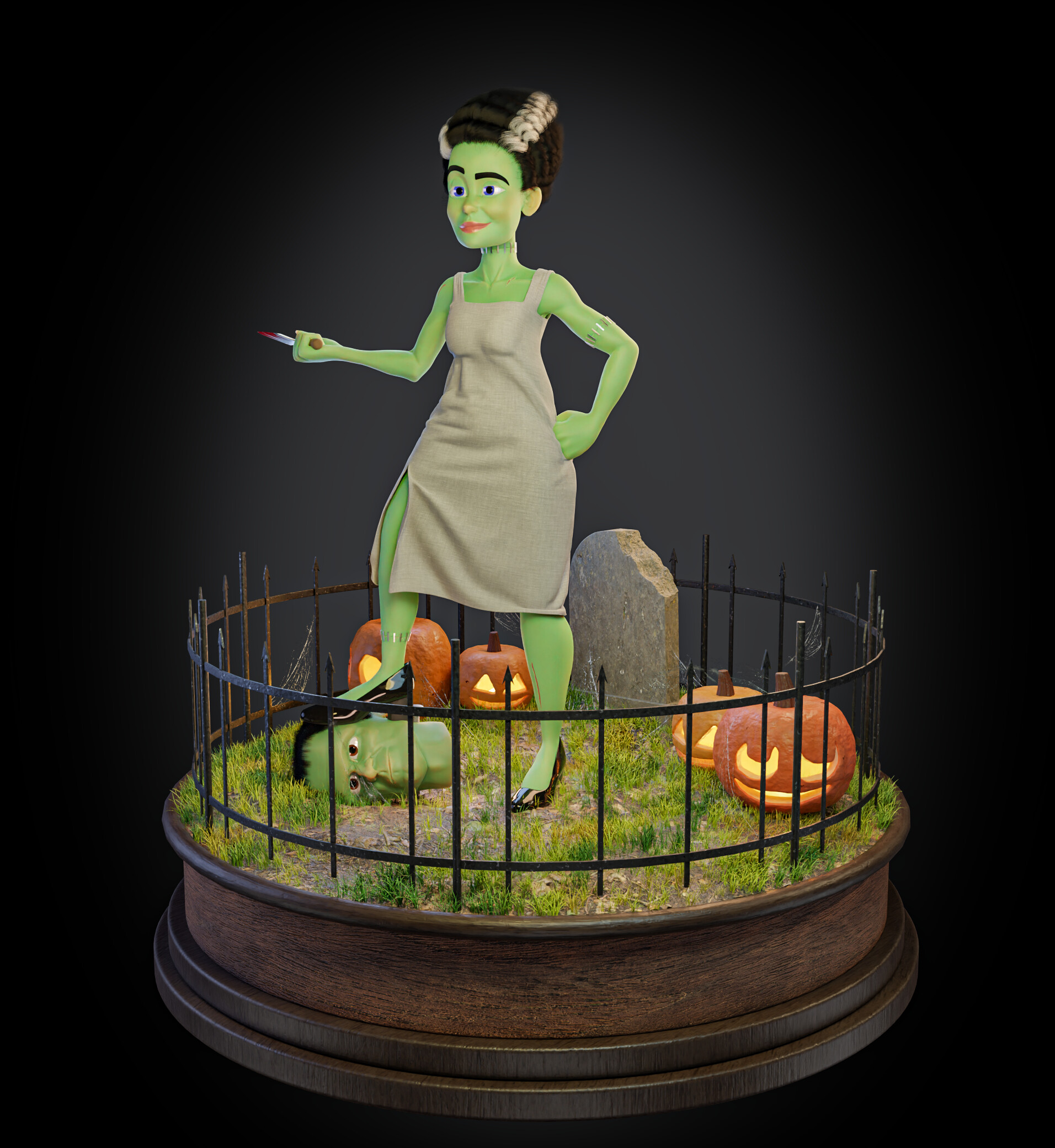 ArtStation - Bride of Frankenstein
