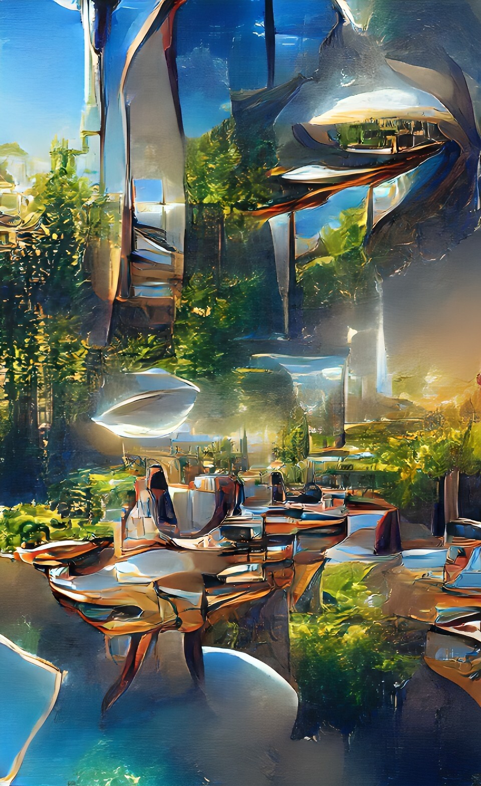 ArtStation - Digital Art - Futuristic Outdoors Series