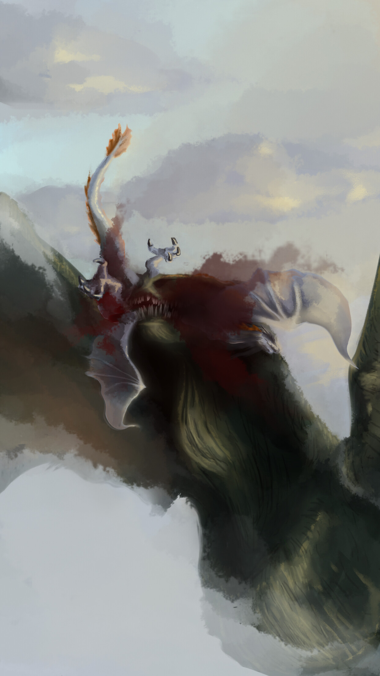 ArtStation - Vhagar Attack