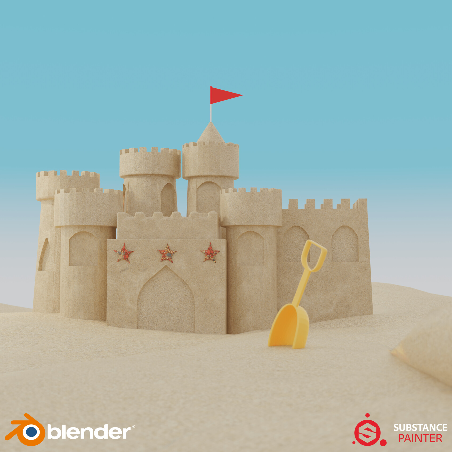 ArtStation - SAND CASTLE