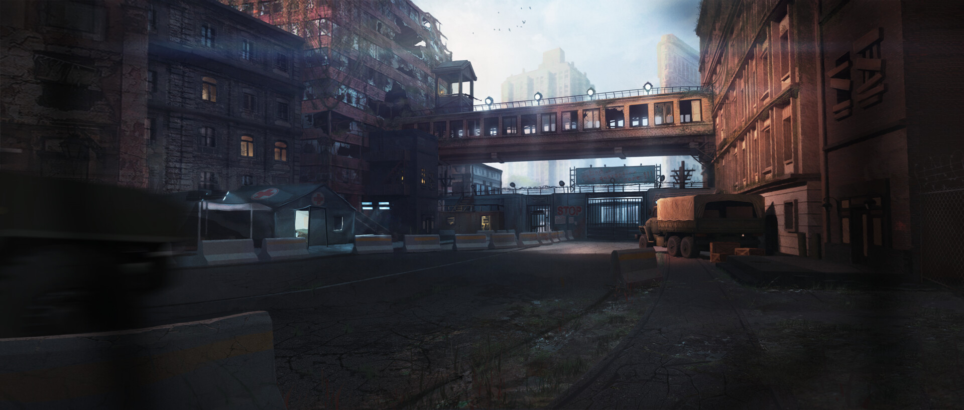 ArtStation - concept art of the quarantine zone