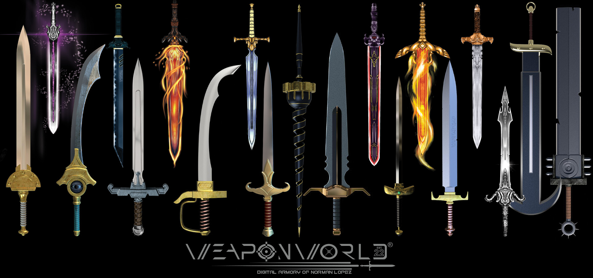 ArtStation - Weaponworld Sword Series