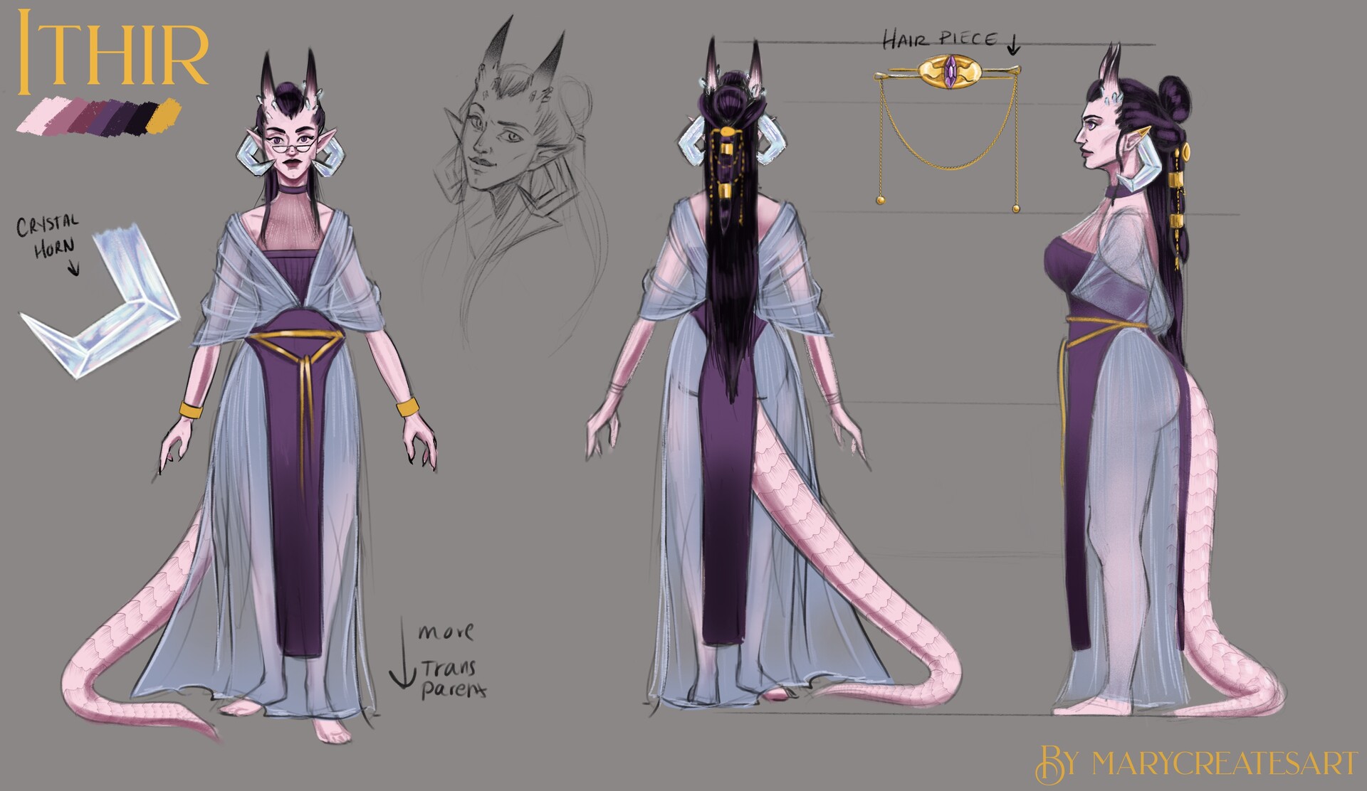 ArtStation - Ithir Character Sheet