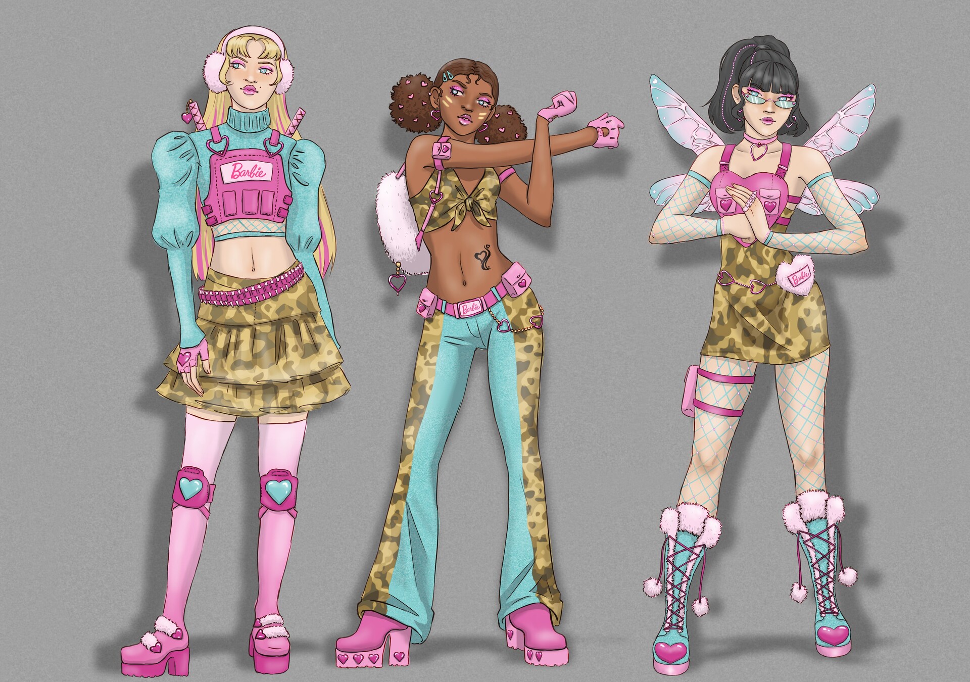 ArtStation - Military Barbie