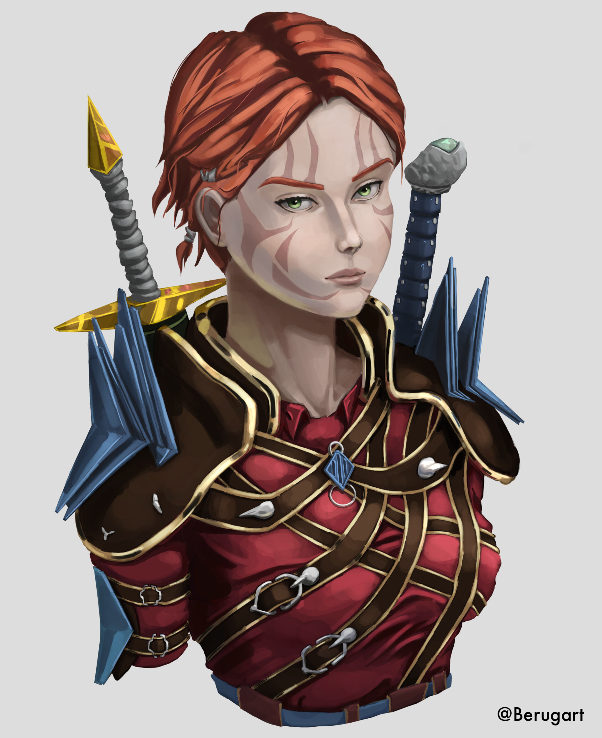 ArtStation - Xenia - Sabaku no Maiku Character