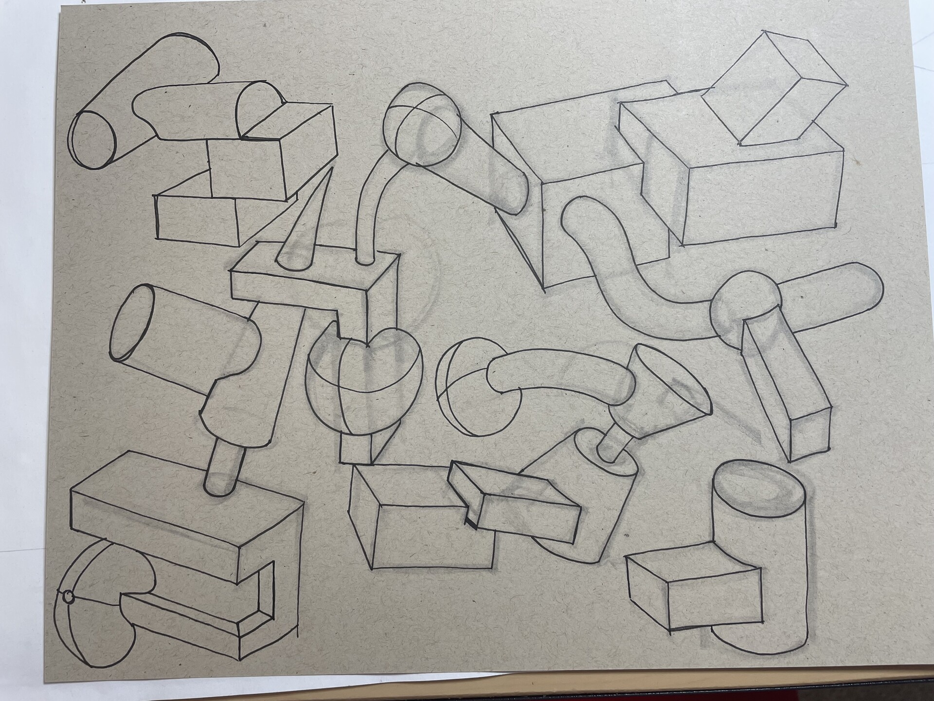 noselves - NMA Dynamic Sketching Week 2: Manipulating Organic, Geometric Shapes, and Creating ...