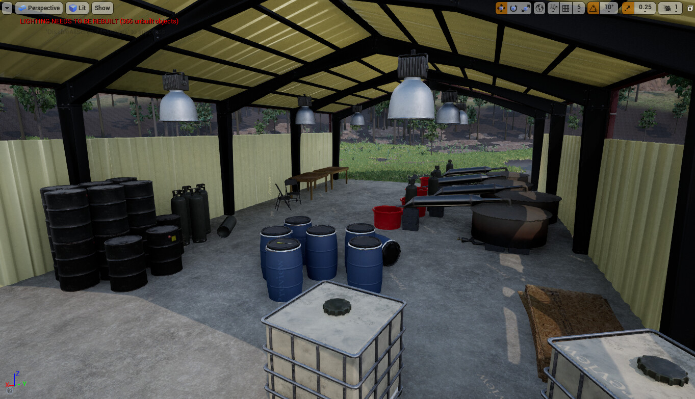ArtStation - Project Update: FPS Map: Cartel Drug Factory
