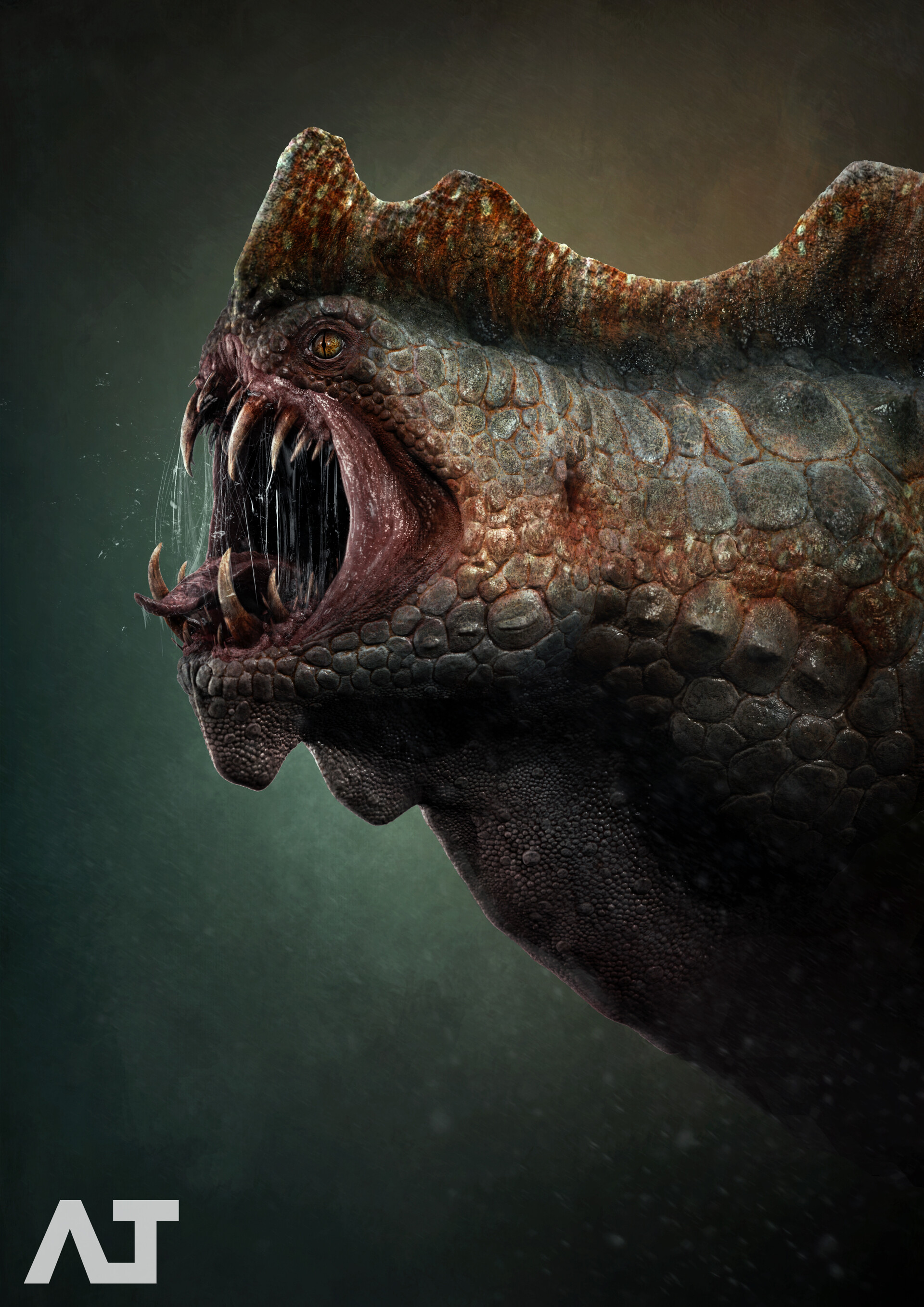 ArtStation - Creature concept study - dinosaur