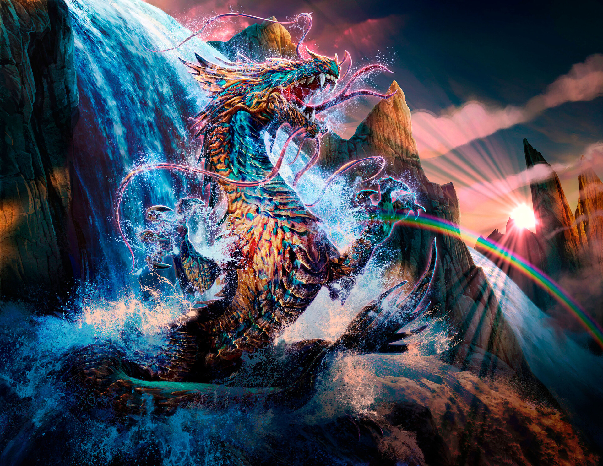 ArtStation - Water dragon