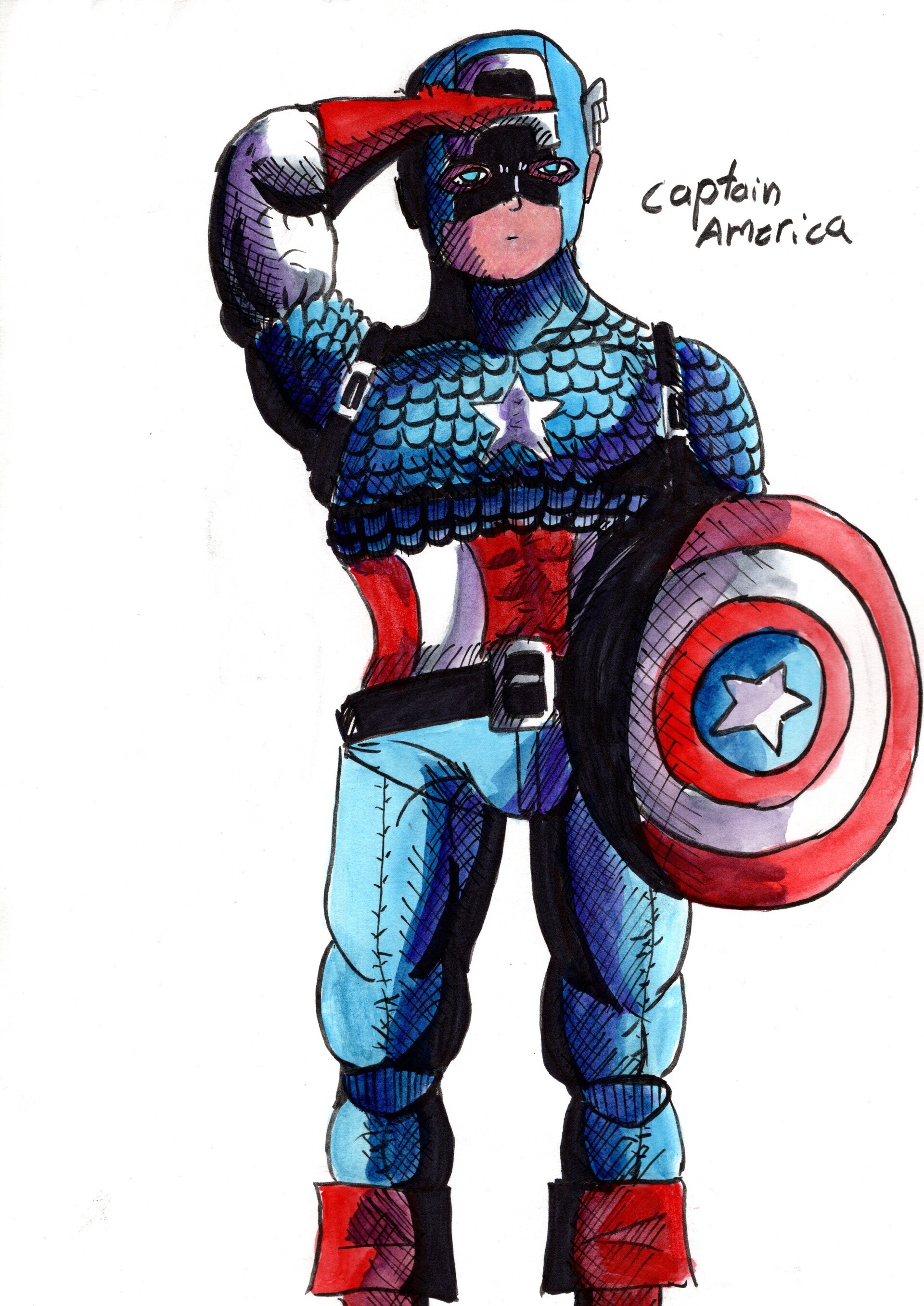 ArtStation - captain america