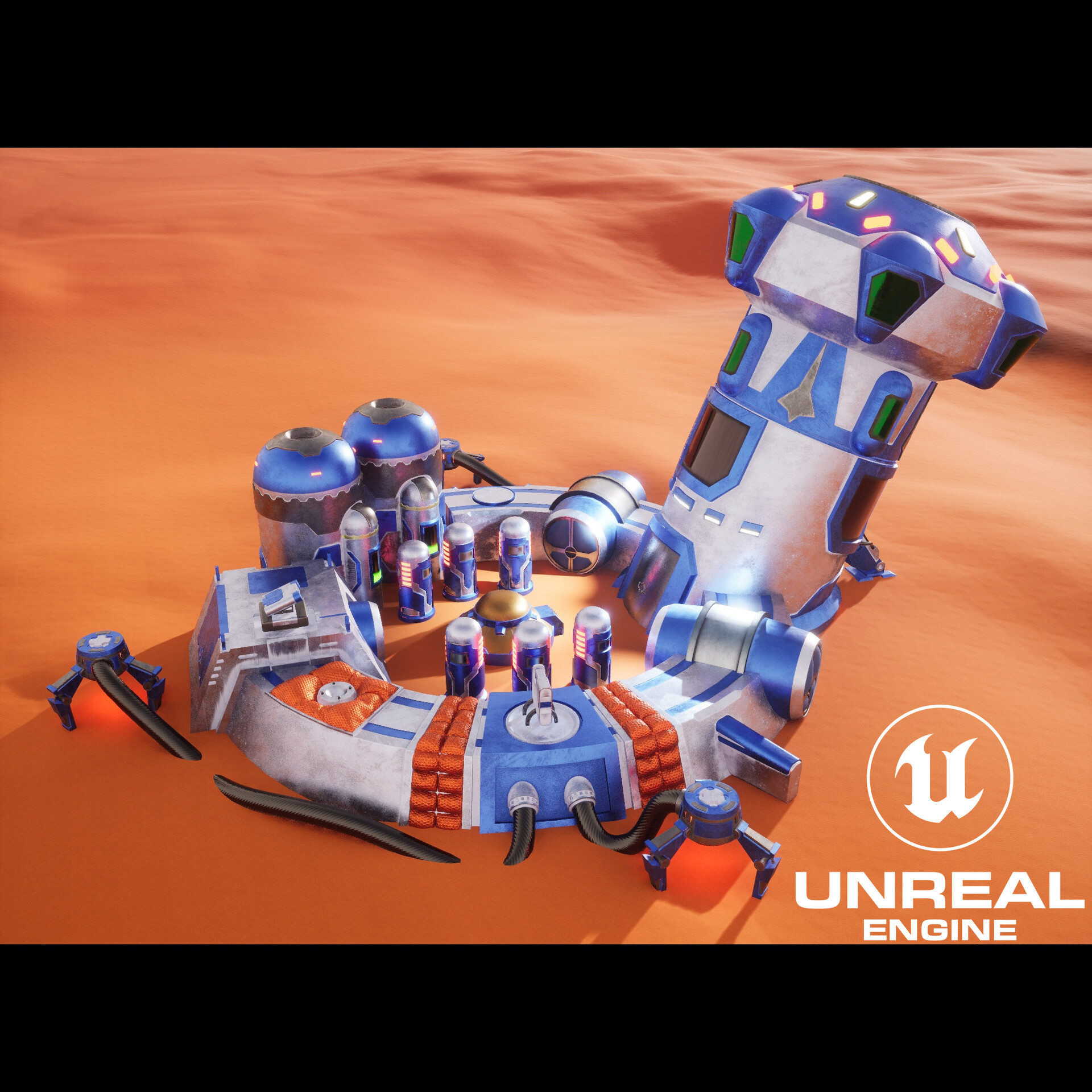 ArtStation - Mars base