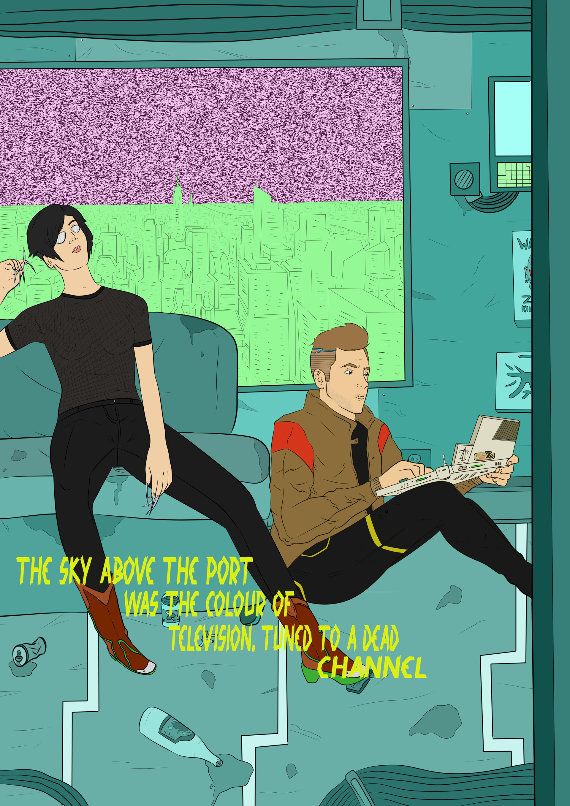 ArtStation - Molly and Case - Neuromancer