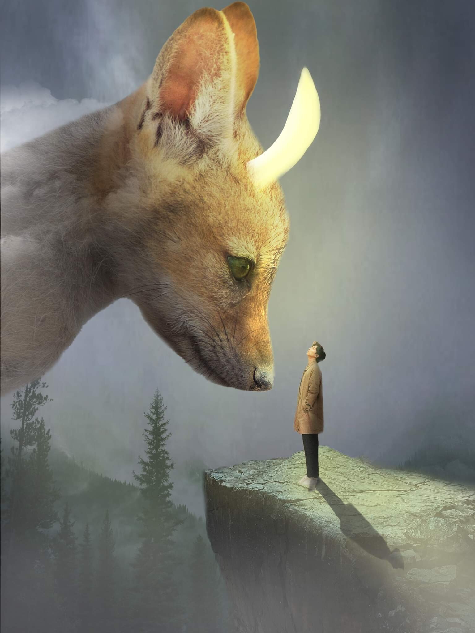 ArtStation - One-horned deer