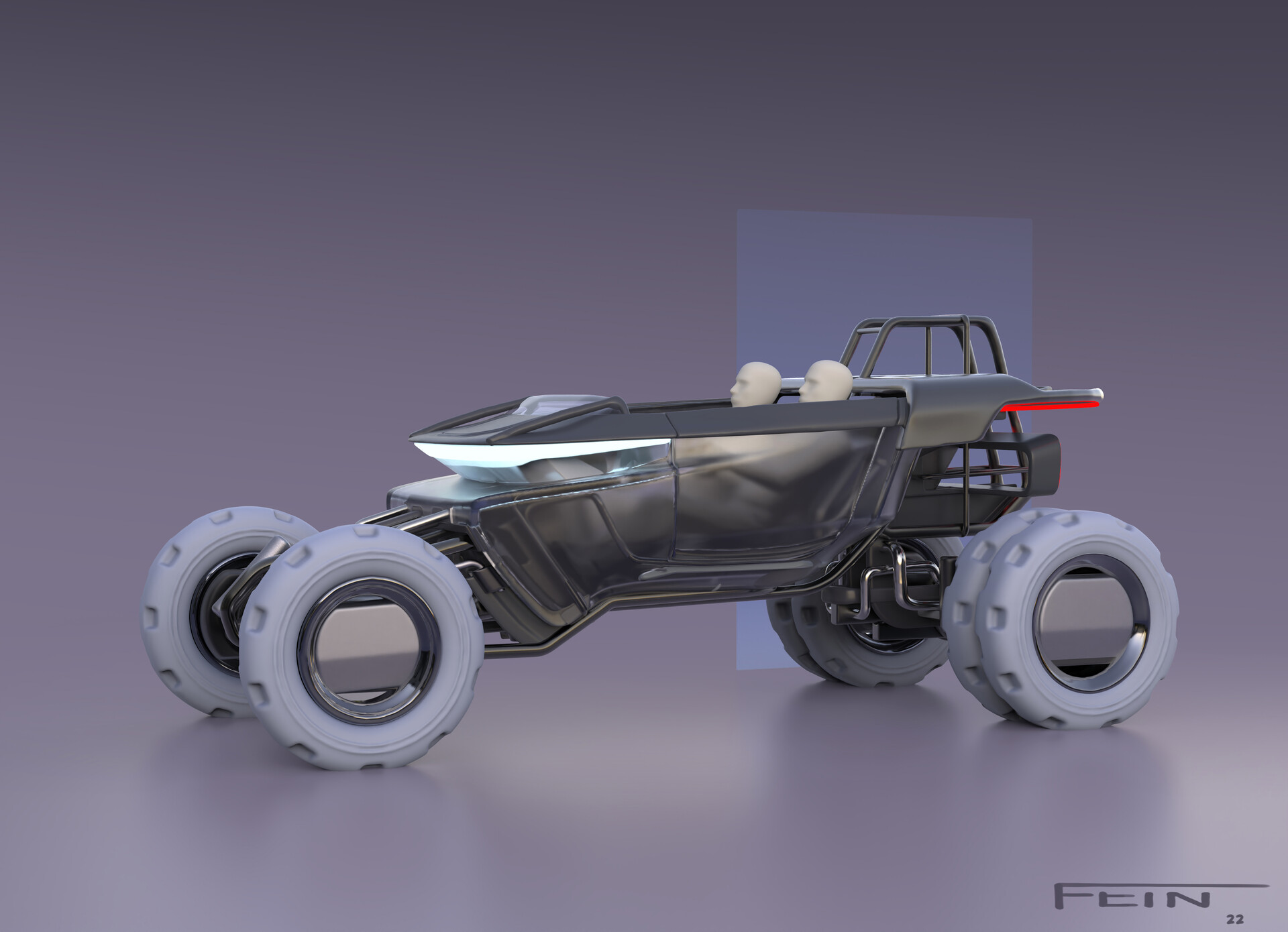 ArtStation - Futuristic scifi rover concept