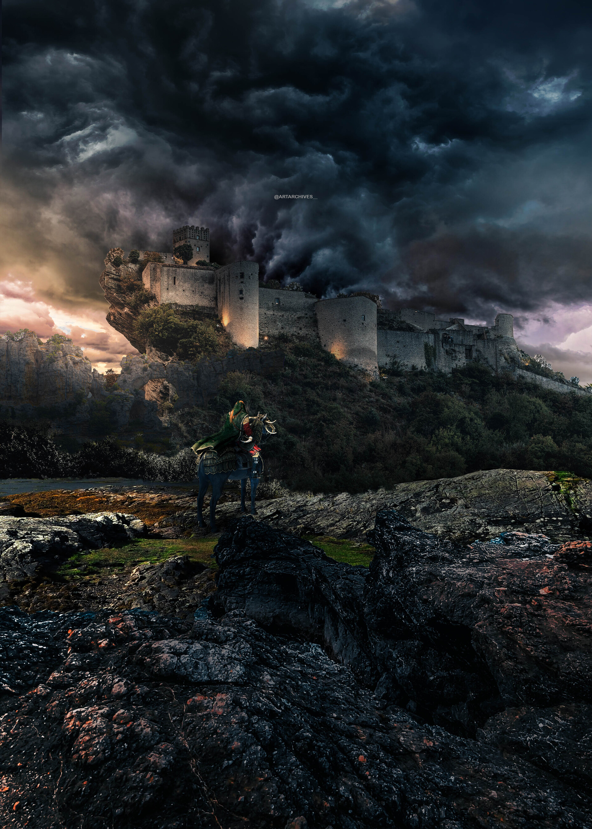 ArtStation - Stormy Medieval Journey