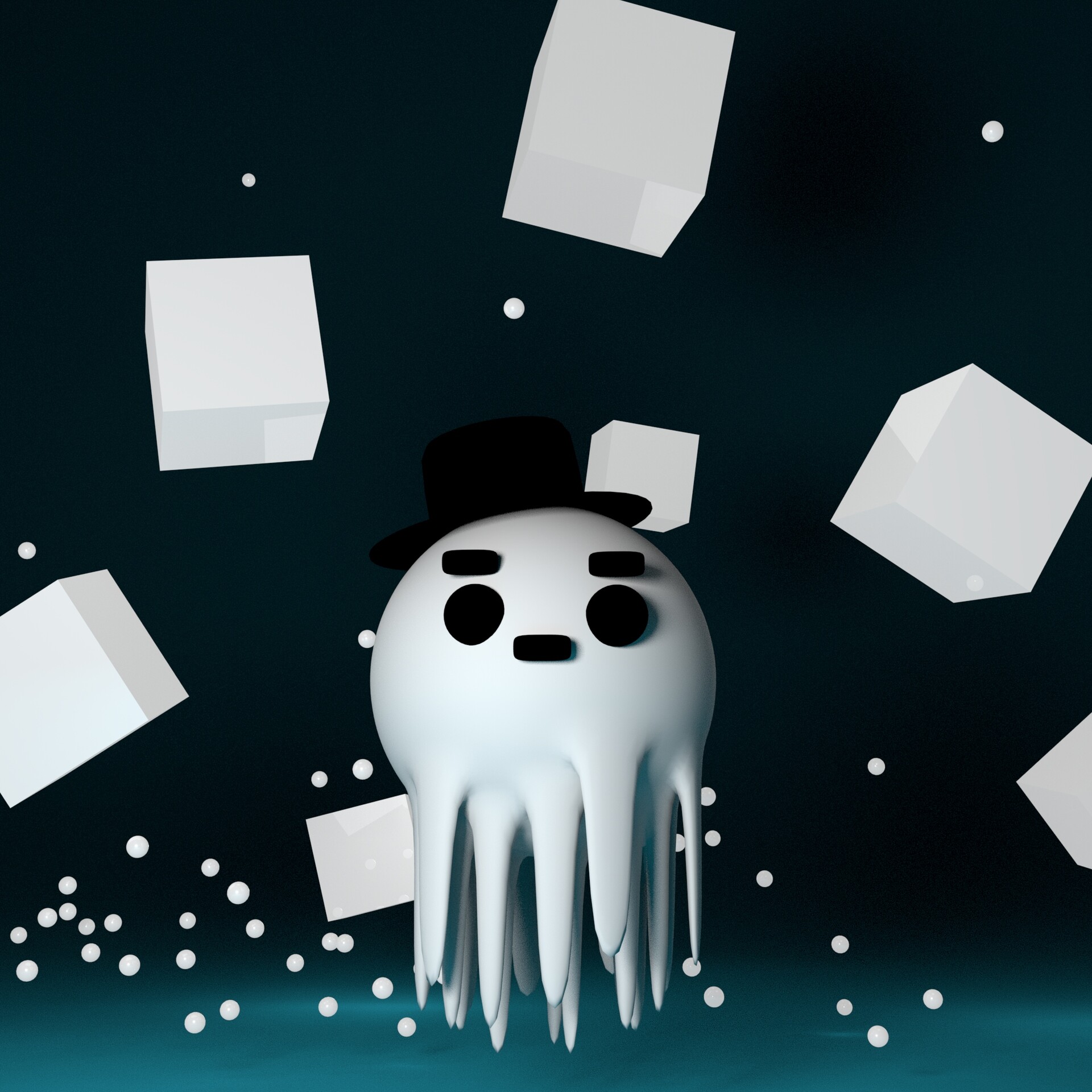 ArtStation - ghost cartoon 3d