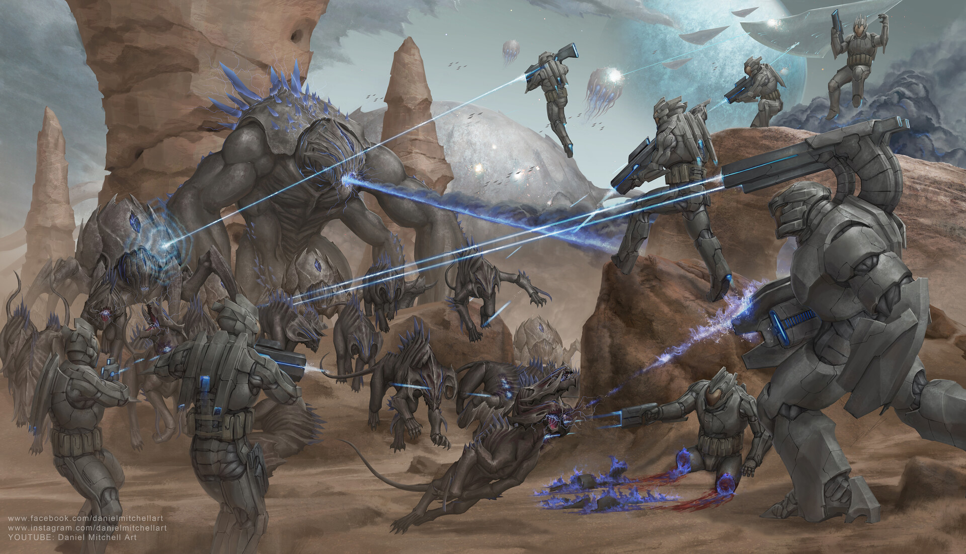 Daniel Mitchell - Science Fiction Battles 2019 - 2022