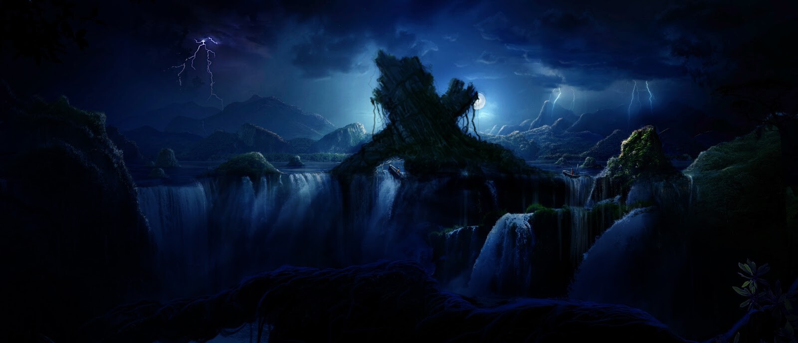 ArtStation - Waterfall Concept